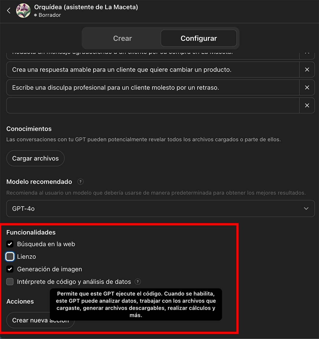 ¿Cómo crear un GPT personalizado con ChatGPT? - Leadsales