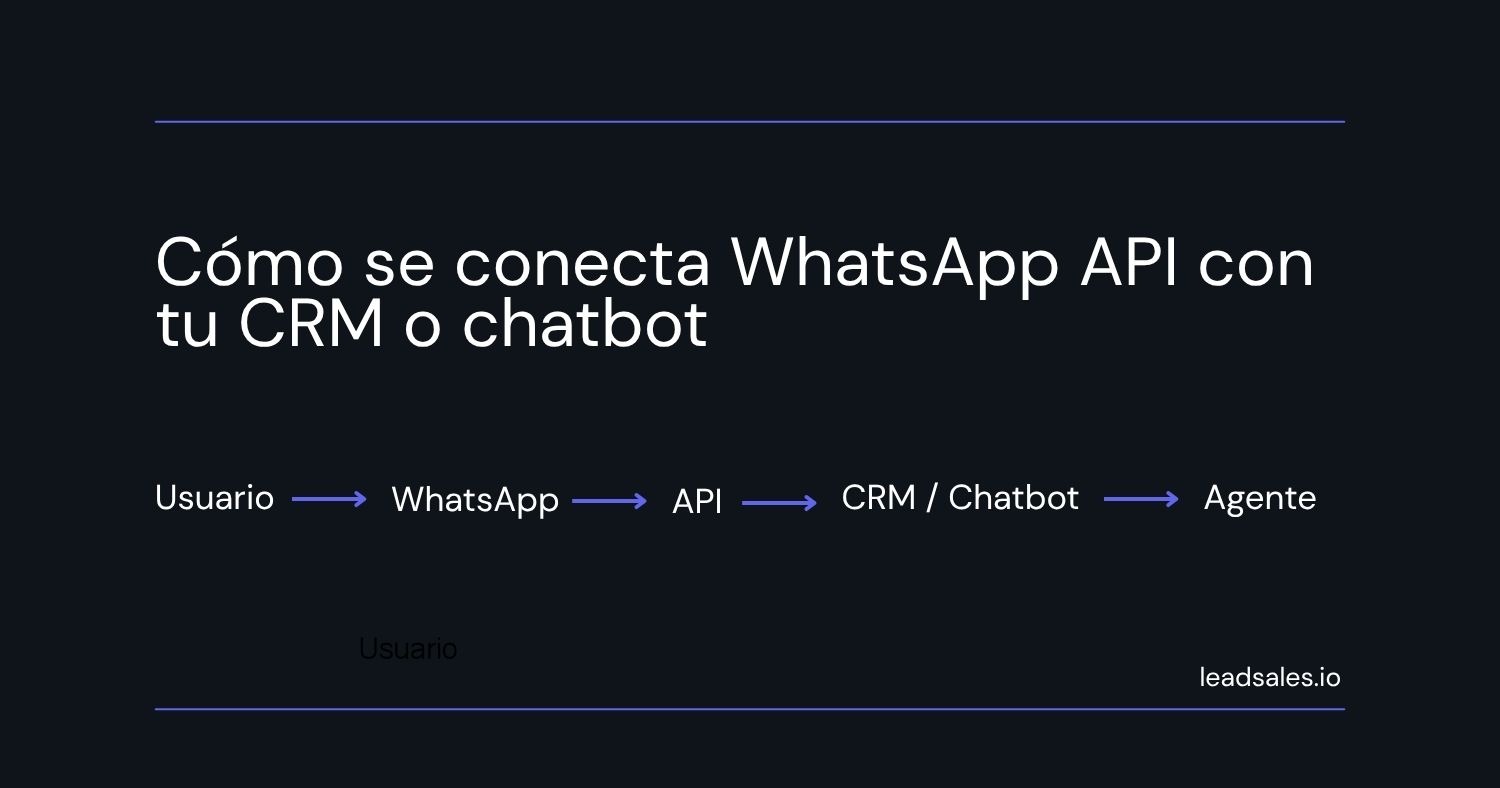 ¿Qué es WhatsApp API y cómo usarla? - Leadsales